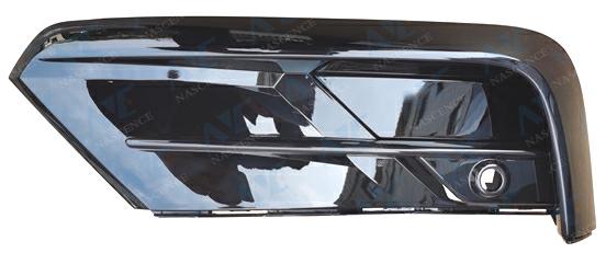 Griglia Ant Sinistra Superiore +Pdc Nera Lucida Per Volkswagen Tiguan 16> R-Line