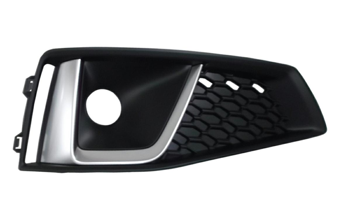 Griglia Paraurti Ant Destra +Fendi+Modanatura Silver Per Audi A4 18> S-Line